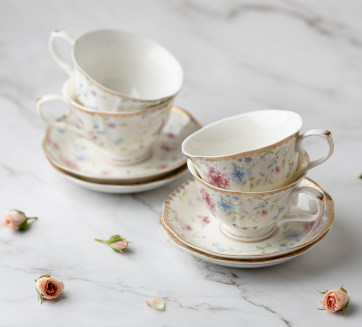 Two's Company Natural Beauties Set of 5 Basket Weave Pattern Vases - R ...